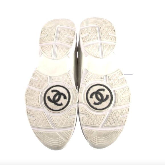 CHANEL | Shoes | Chanel Interlocking Cc Logo Nylon Sneakers | Poshmark